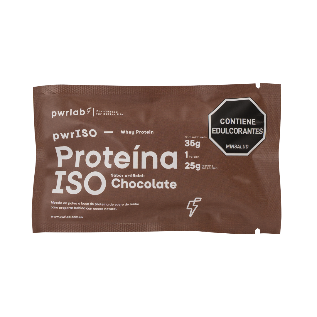 Proteína ISO Chocolate sachet 30g – pwrlab